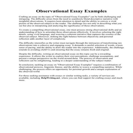 Observational Essay Examples.pdf