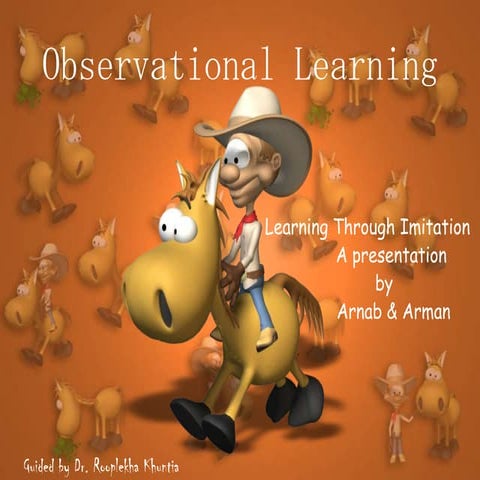 Observational learning | PPTX