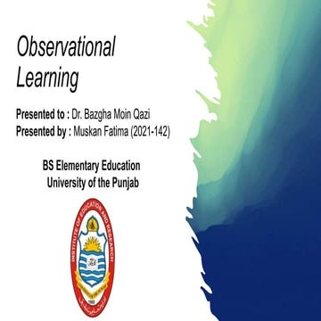 Observational Learning during Presentation.pptx