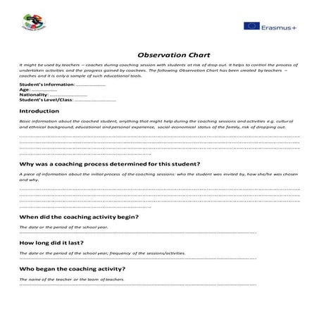Observation chart | PDF