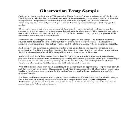 Observation Essay Sample.pdf