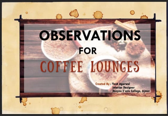 Cafe design - Case study - Architecture. | PDF