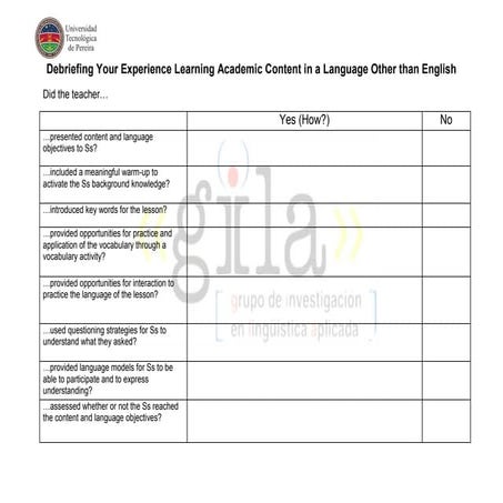 Observation format #3 | PPT