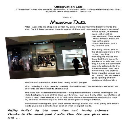 Observation lab | PDF