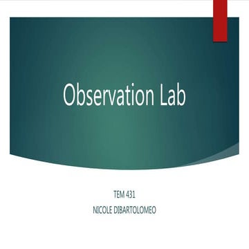 Observation Lab.pptx
