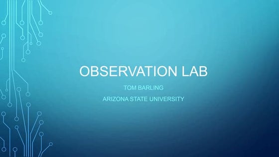 Observation on shops | PPT