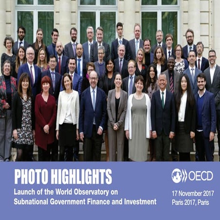 Launch of the Observatory on Subnational Government Finance and ...