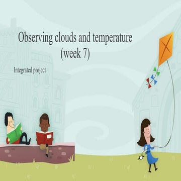 Observing clouds and temperature | PPTX