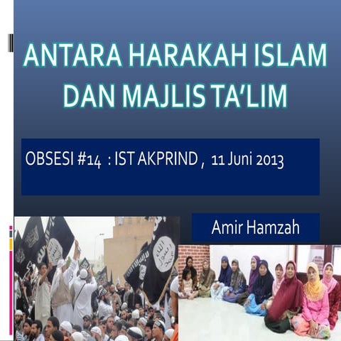 Obsesi 14 HARAKAH DAN MAJLIS TA'LIM | PPT