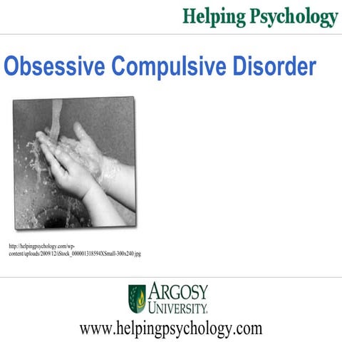 Obsessive Compulsive Disorder | PPT