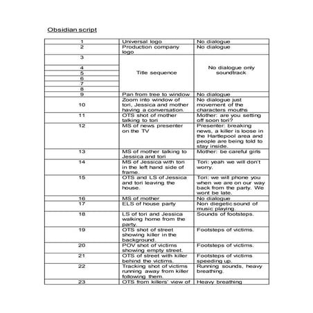 Obsidian script | DOCX