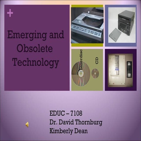 Obsolete technology's pc | PPT