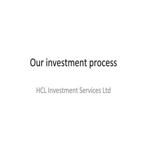 Investment Management Process | PPT