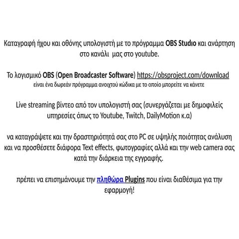 Obs Studio Obs Studioobs Studiooooo Pptx