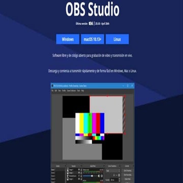 (OBS) Clase 1 - Configuración del OBS Studio | PPTX