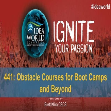 Obstacle Courses for Boot Camps and Beyond Idea 2019 | PPTX