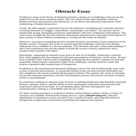 Obstacle Essay.pdf