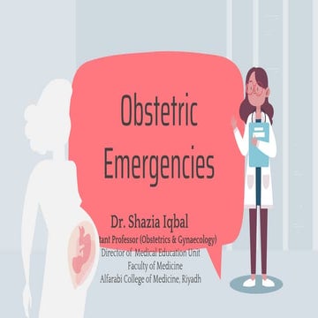 Obstetrical emergencies 2.12.2020