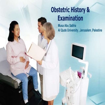 Obstetric history & examination | PPT