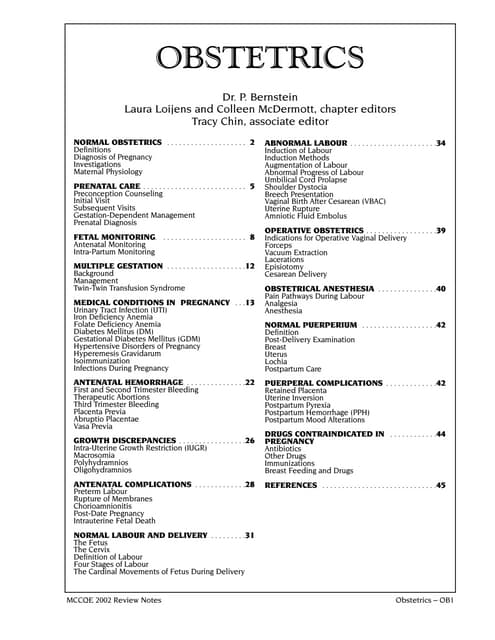ABBREVIATIONS AND TERMINOLOGIES USED IN OBSTETRICS.pdf | Pregnancy ...