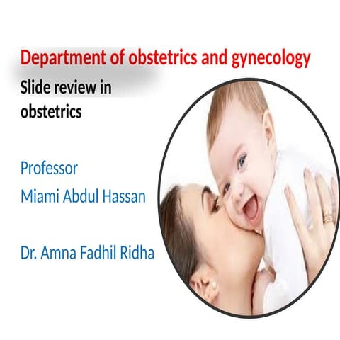 Obstetric slide.pptx ppt file for doctors study material | PPTX