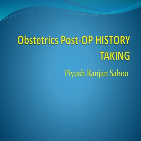 Obstetric case study | PPTX