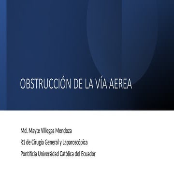 Obstrucción de la vía aerea - atls - uptodate.pptx