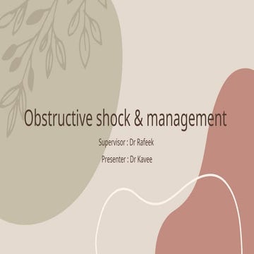 Obstructive shock & managemMent new.pptx