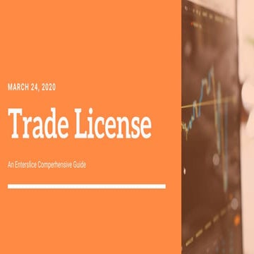 Trade License: Registration, Process & Renewal | PPTX