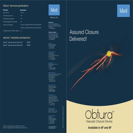 Obtura Brochure | PDF