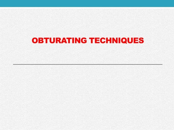 SLOB Technique | PPTX