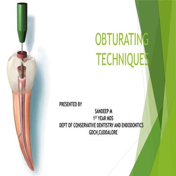 obturation techniques in endodontics.pptx