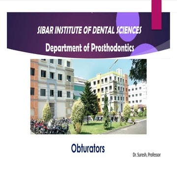 Obturators Pptx