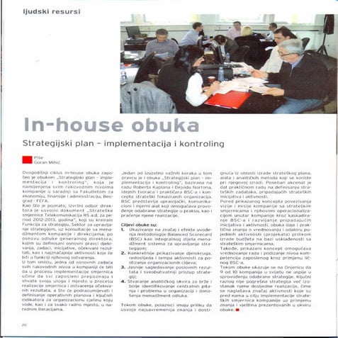 Strategijski plan / implementacija i kontroling | PDF