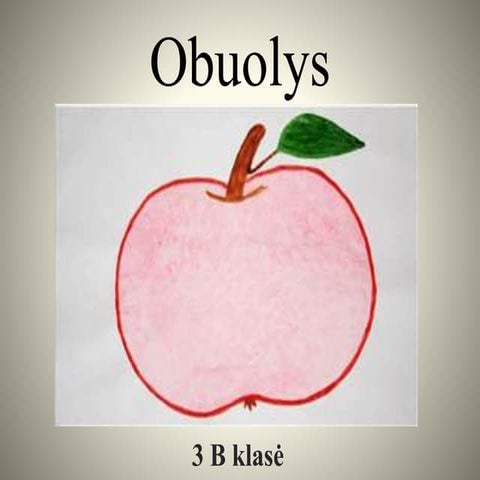Obuolys | PPTX