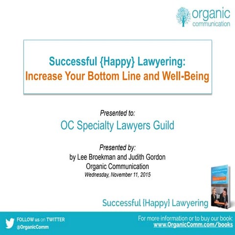 The Happy Lawyer Infographic | PDF