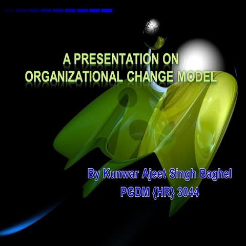 Organizational change | PPT