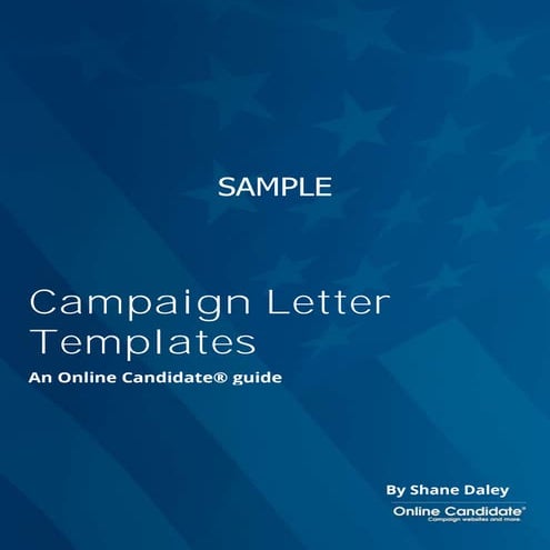 Political Campaign Letter Templates - Sample | PDF