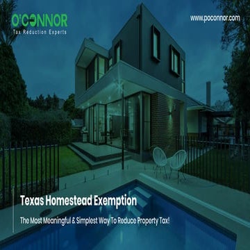 Texas homestead exemption | PDF