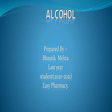 Oc alcohol | PPT