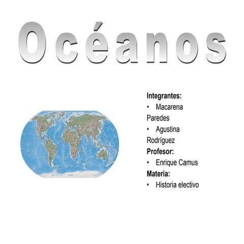 Los océanos y mares | PPT