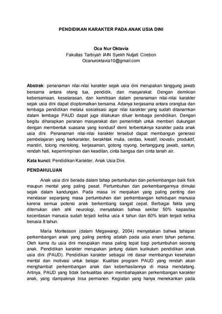 Pendidikan karakter tingkat SMP Tahun 2024 | PPT