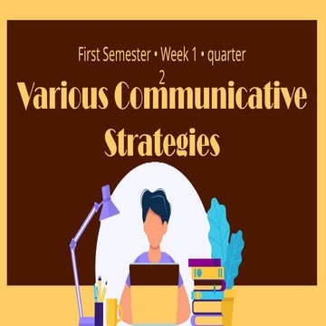 7 communicative strategies | PPTX