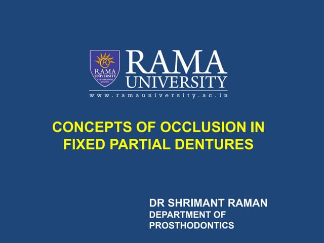 Parafunctional habits in prosthodontics | PPTX