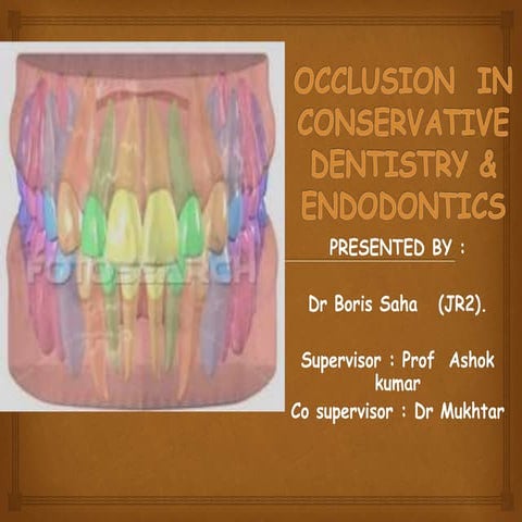occlusal adjustment | PDF