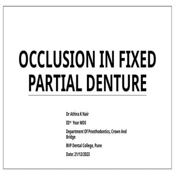 OCCLUSION IN FIXED PARTIAL DEENTURE.pptx