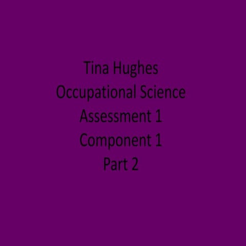 Occ sci powerpoint | PPTX