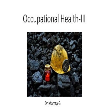 Occupational health PART3 | PPTX