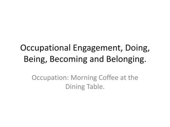 Do, be,become,belong powerpoint | PPT