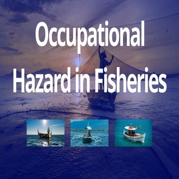 Comprehensive Occupational Safety and Health Hazards in Fisheries | PPTX